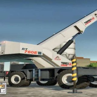 TEREX RT 760E v1.0 - FS25 Mod | Farming Simulator 22 mod