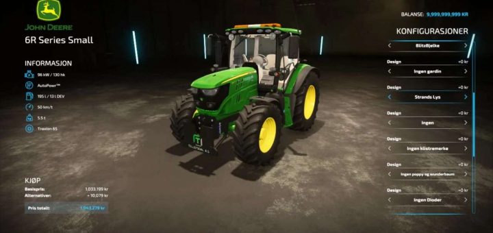 John Deere 8110 v1.0 de l'escouade - FS22 Mod | Farming Simulator 22 mod
