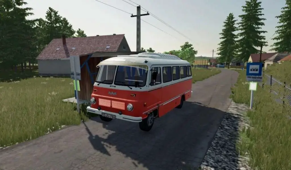 Robur LO3000 Autobus de transport de travailleurs v1.0.0.0 - FS25 Mod ...