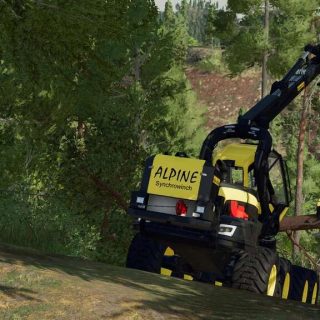 Ponsse Alpine Synchrotreuil v1.0.0.0 - FS25 Mod | Farming Simulator 22 mod