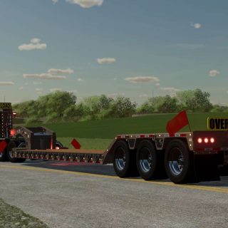 Globe 50 tonnes Lowboy v1.0.0.0 - FS25 Mod | Farming Simulator 22 mod