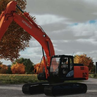 Hitachi ZX210 v1.0.0.0 - FS25 Mod | Farming Simulator 22 mod
