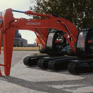 Hitachi ZX210 v1.0.0.0 - FS25 Mod | Farming Simulator 22 mod