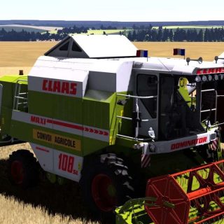 CLAAS Dominator 108 SL Maxi édité v1.0.0.0 - FS25 Mod | Farming Simulator 22 mod