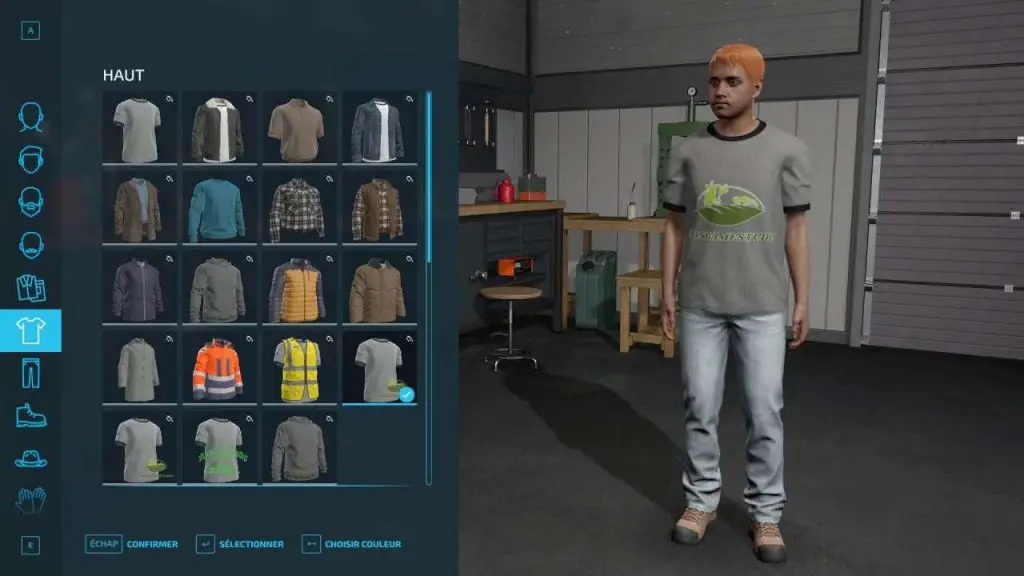 Vêtements personnalisés v1.0.1.1 - FS25 Mod | Farming Simulator 22 mod