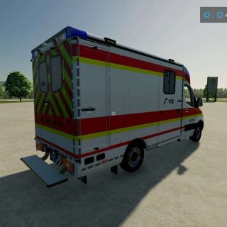 Ambulance Mercedes Benz Sprinter Strobel v1.0.0.1 - FS25 Mod | Farming ...