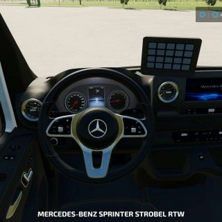 Ambulance Mercedes Benz Sprinter Strobel v1.0.0.1 - FS25 Mod | Farming ...