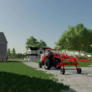Sitrex QR12 V Rake v1.0.0.0 - FS25 Mod | Farming Simulator 22 mod